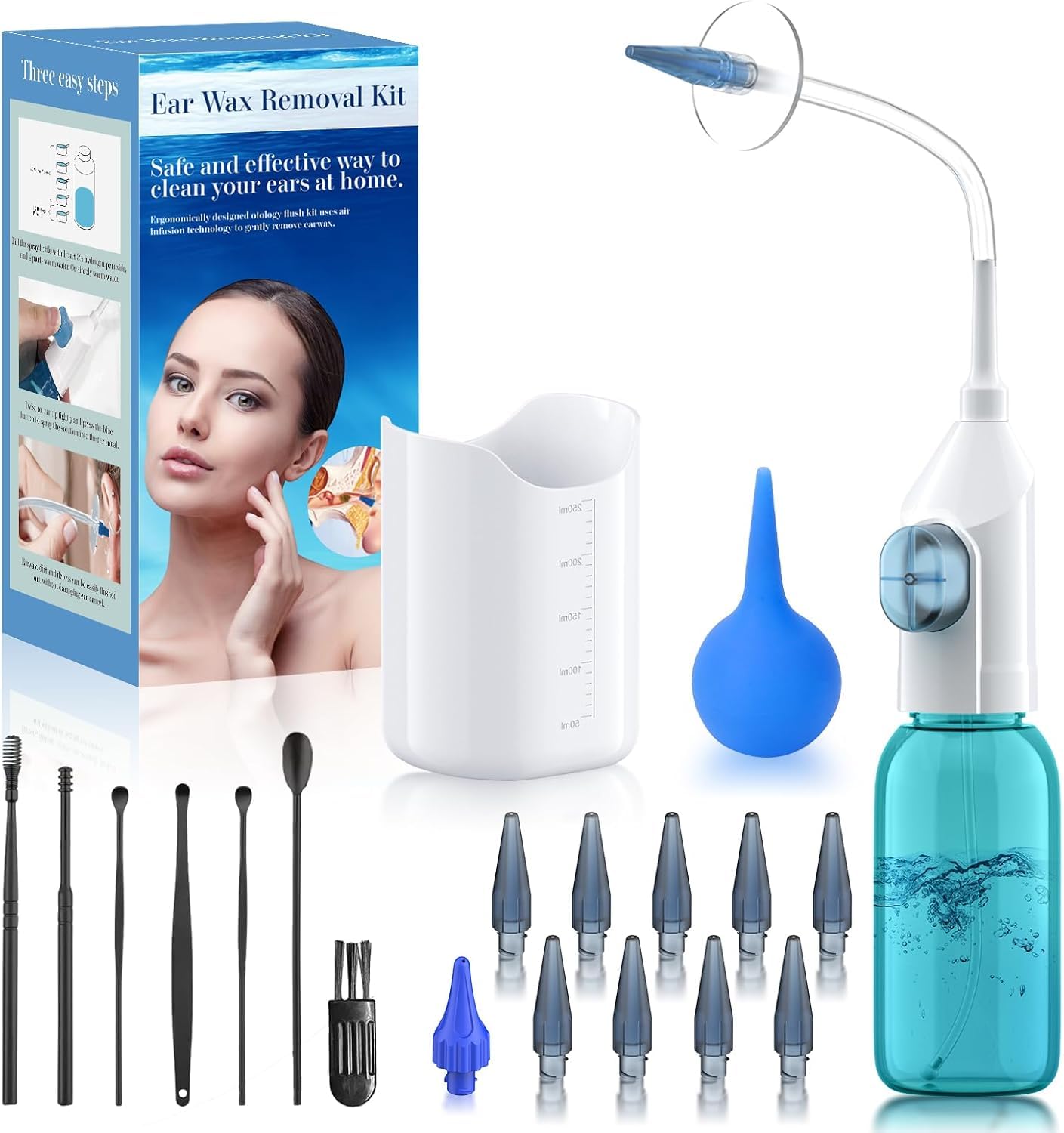 Amazon.com: Ear Syringe - Irrigation Syringe - Ear Wax Removal Syringe ...