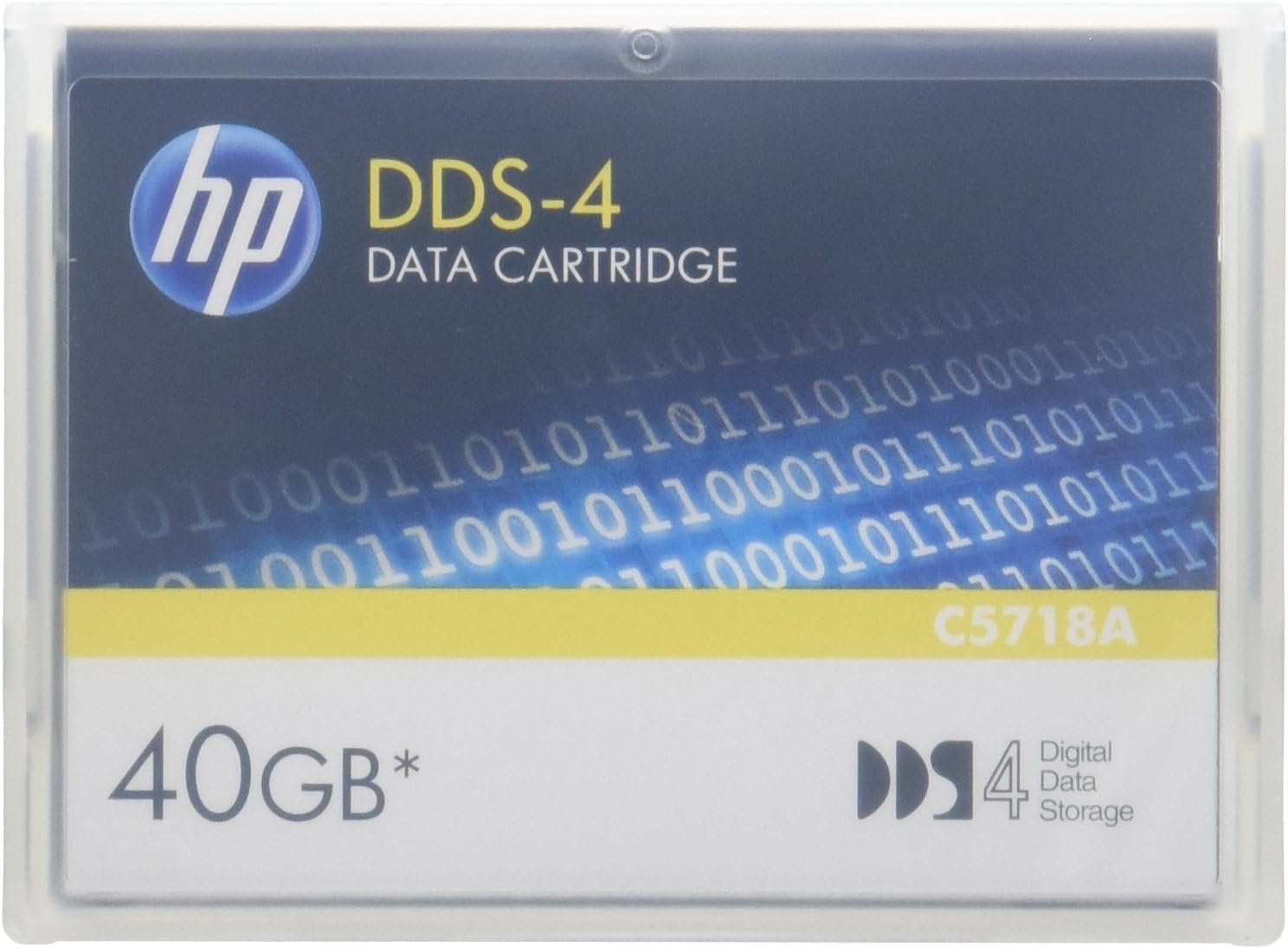 HP DAT DDS-4 Data Cartridge -DDS-4-20 GB (Native)/40 GB (Compressed ...