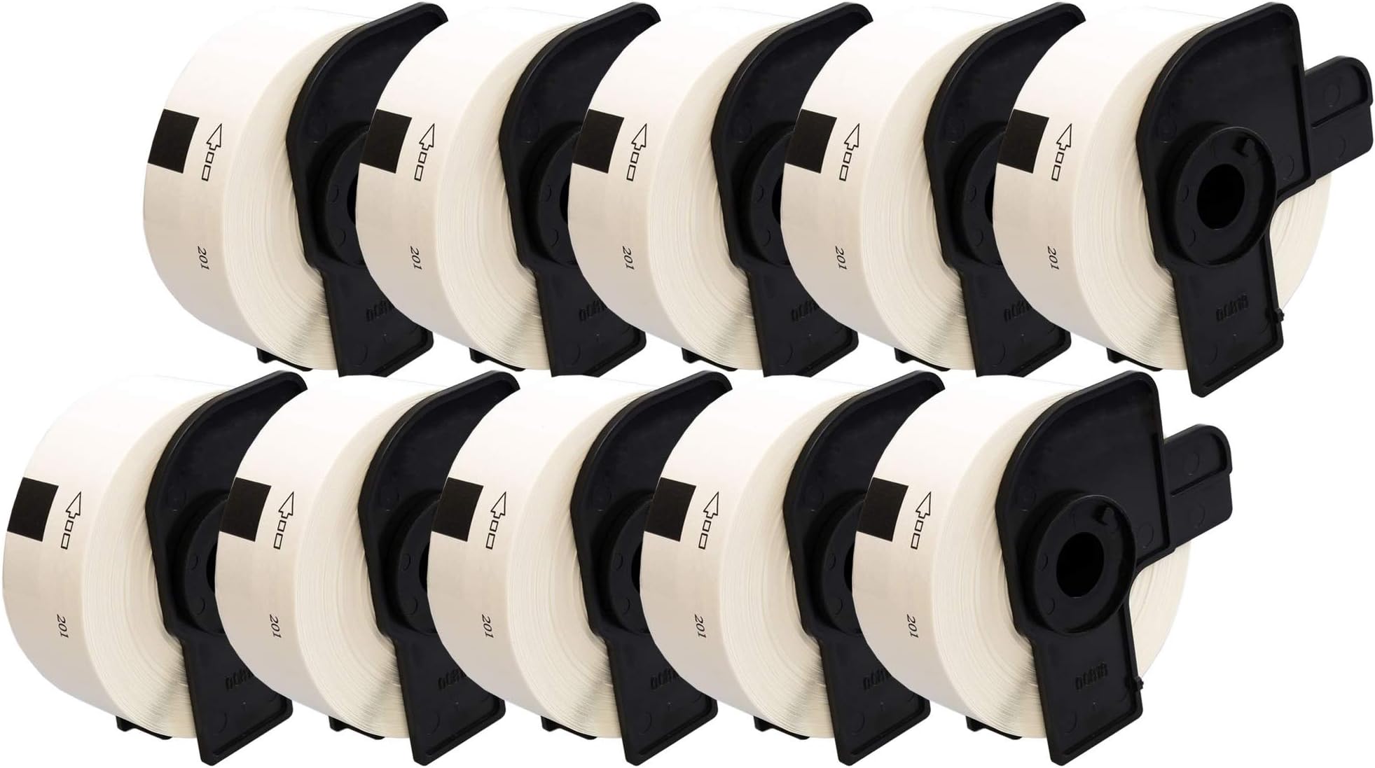 Brother DK-11201 - Black on white - 29 x 90 mm 400 label(s) (1 roll(s ...