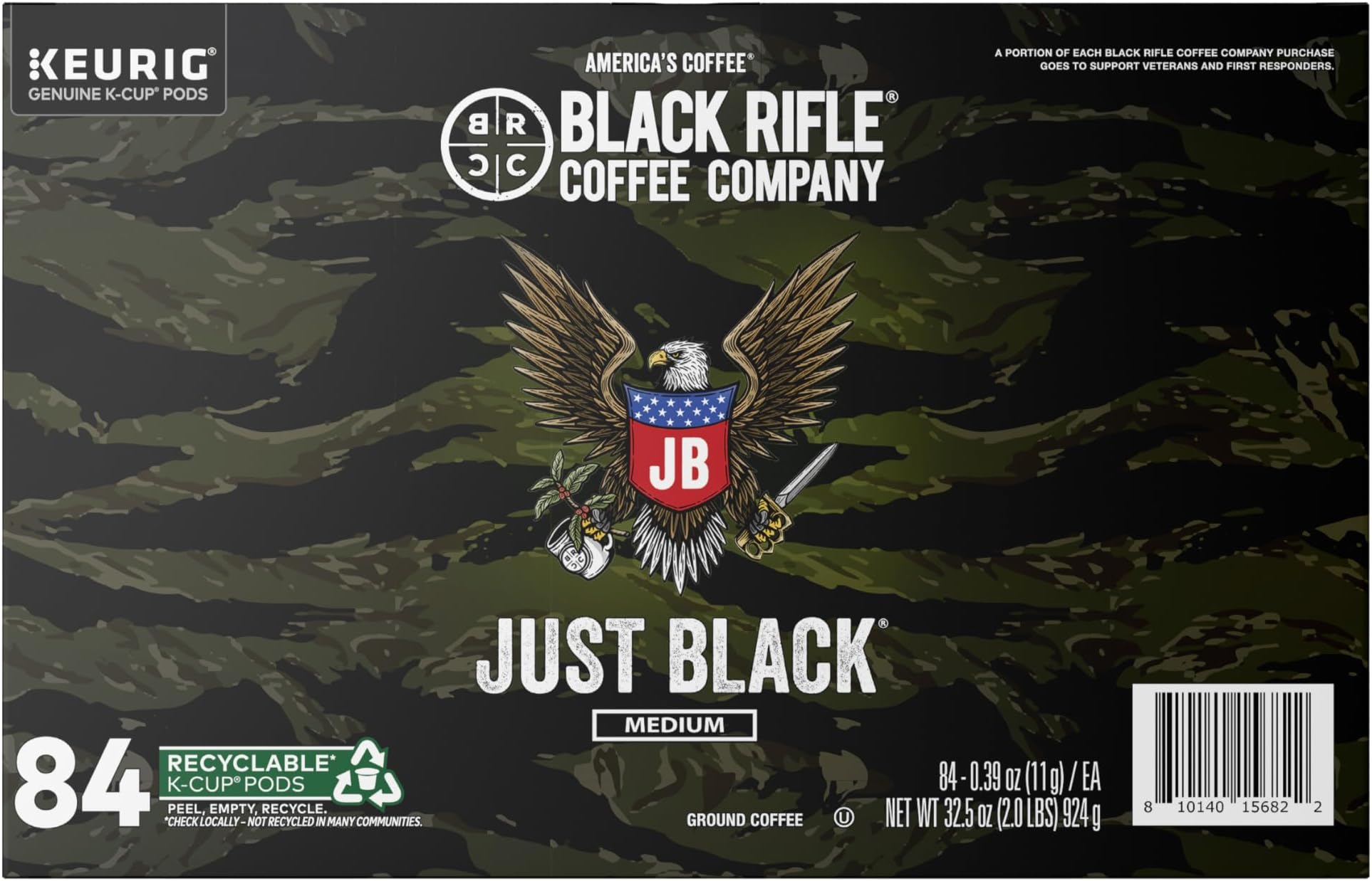 Amazon.com: Black Rifle Coffee Rounds (Chocolate (Medium Roast), 12 ...