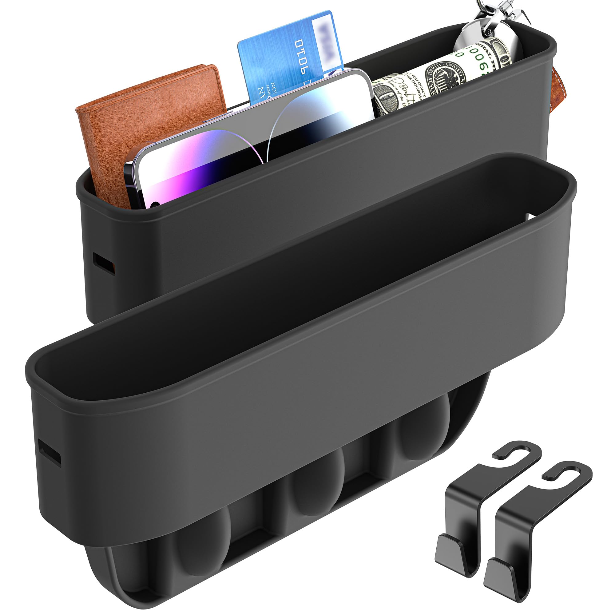 Soft Silicon Car Seat Gap Filler Organizer Storage Box for Car Seat ...