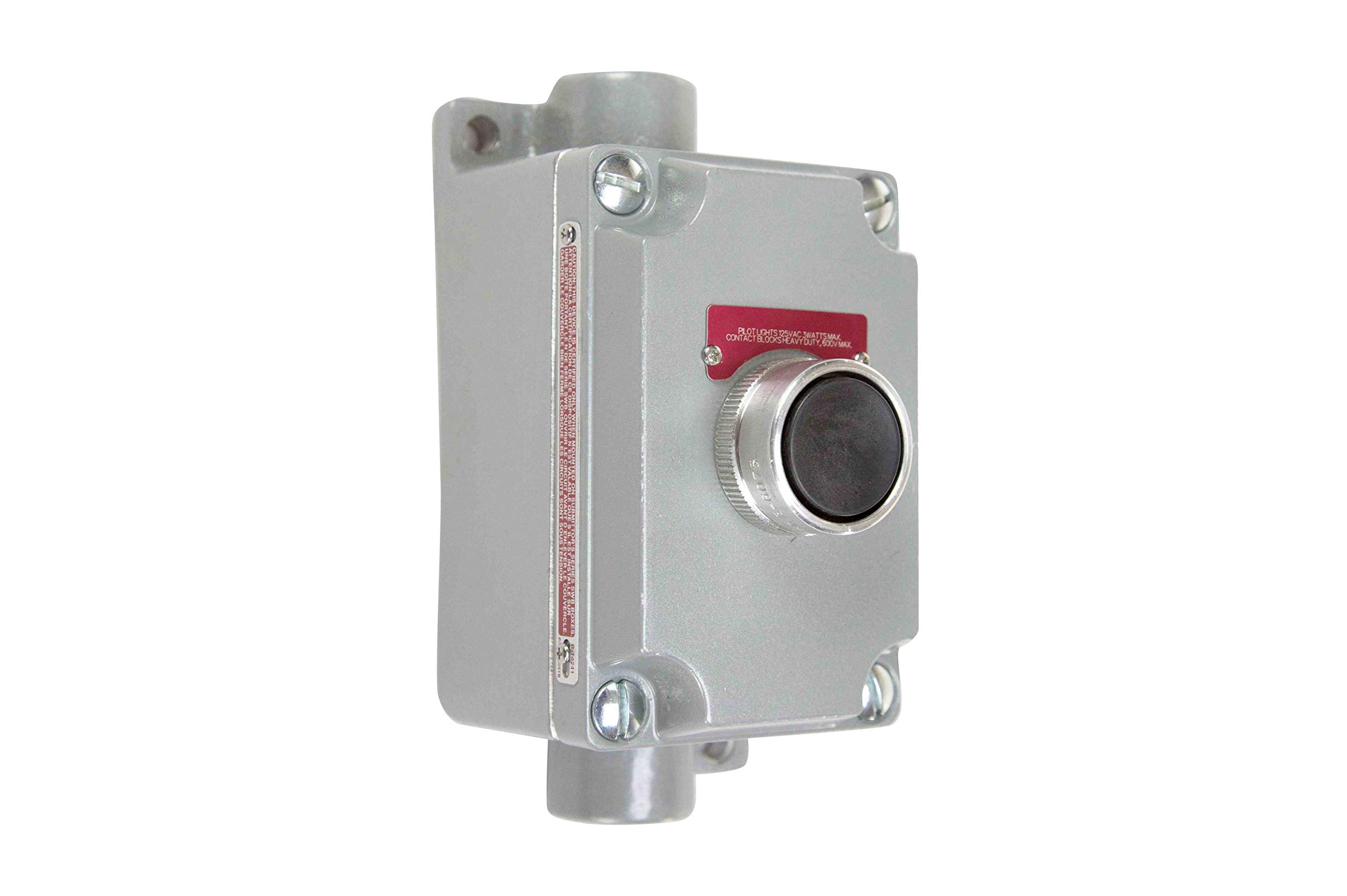 Explosion Proof 10 Amp Push Button Momentary Switch - Class 1 & 2 ...