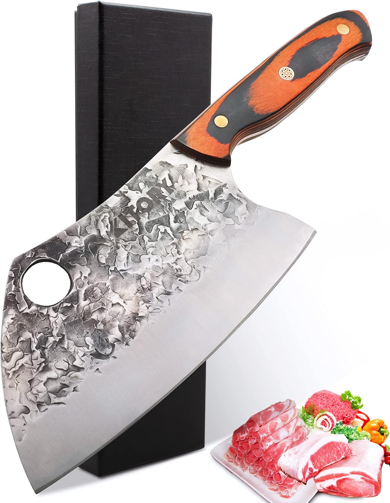 Amazon.com: Huusk Serbian Chef Knives Bundle with Premium Slicing Knife ...