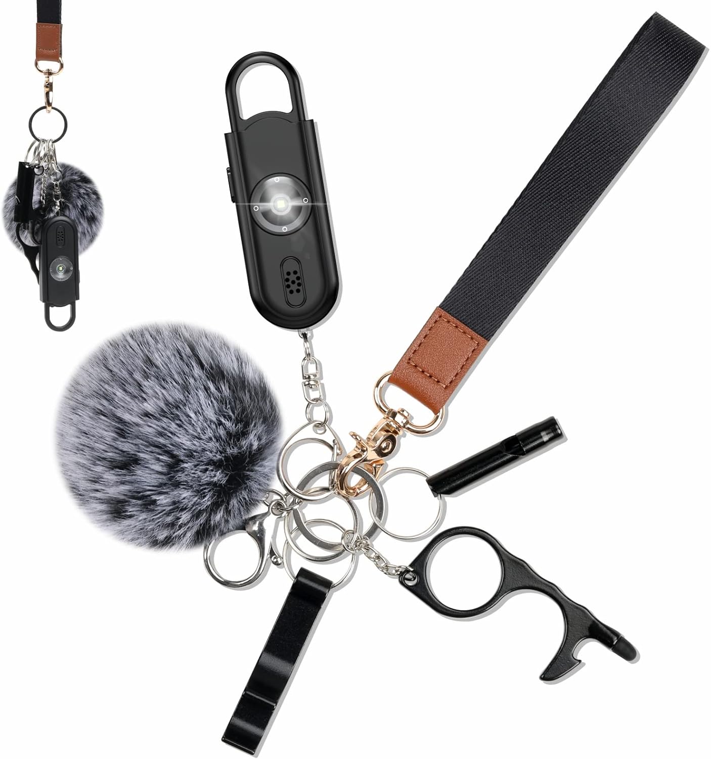 Safety Keychain Set for Women with Personal Safety Alarm, Safety ...