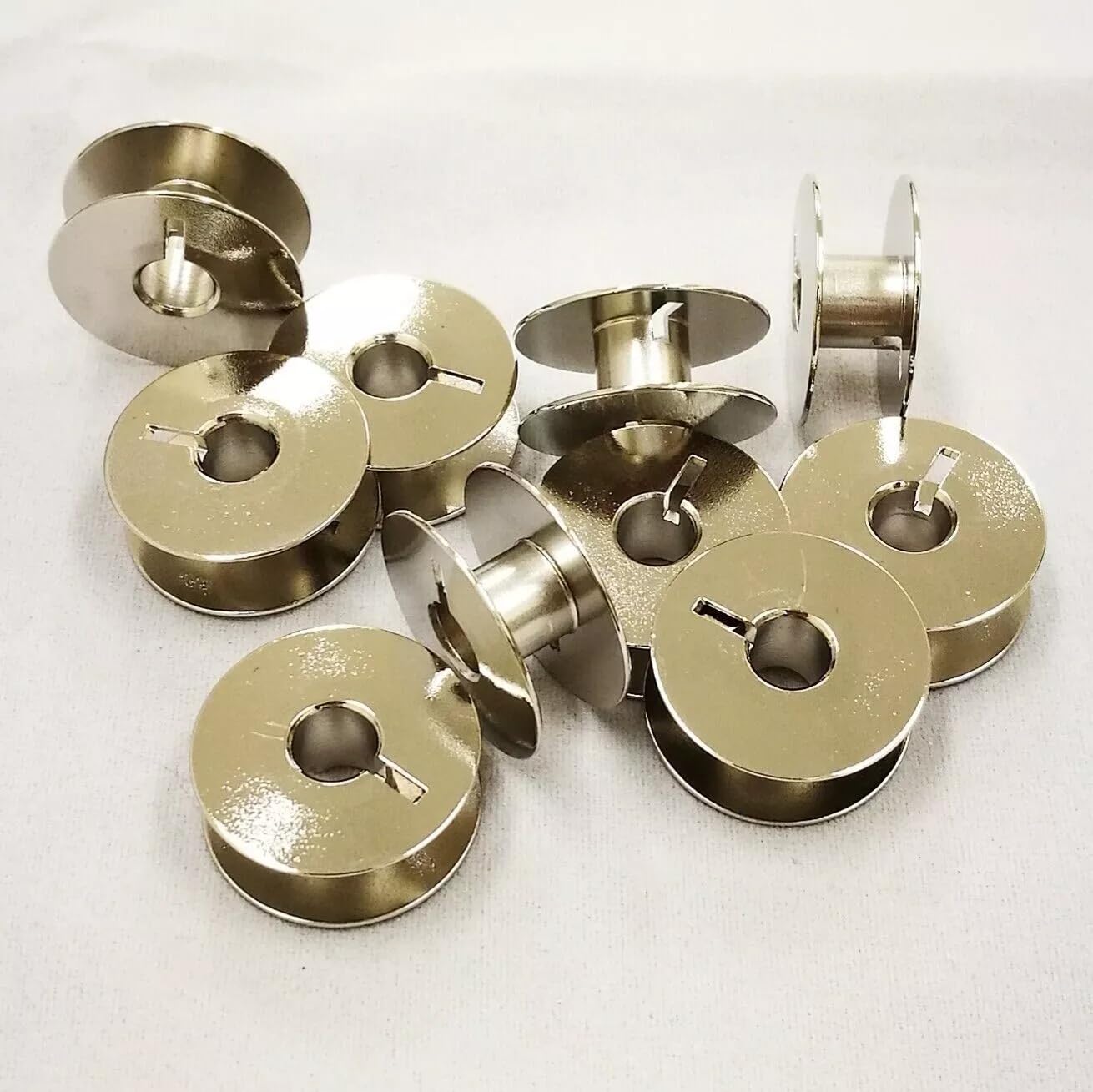 Metal Bobbins For Sewing Machine 15Pcs Metal Bobbins For Juki DDL-555 ...