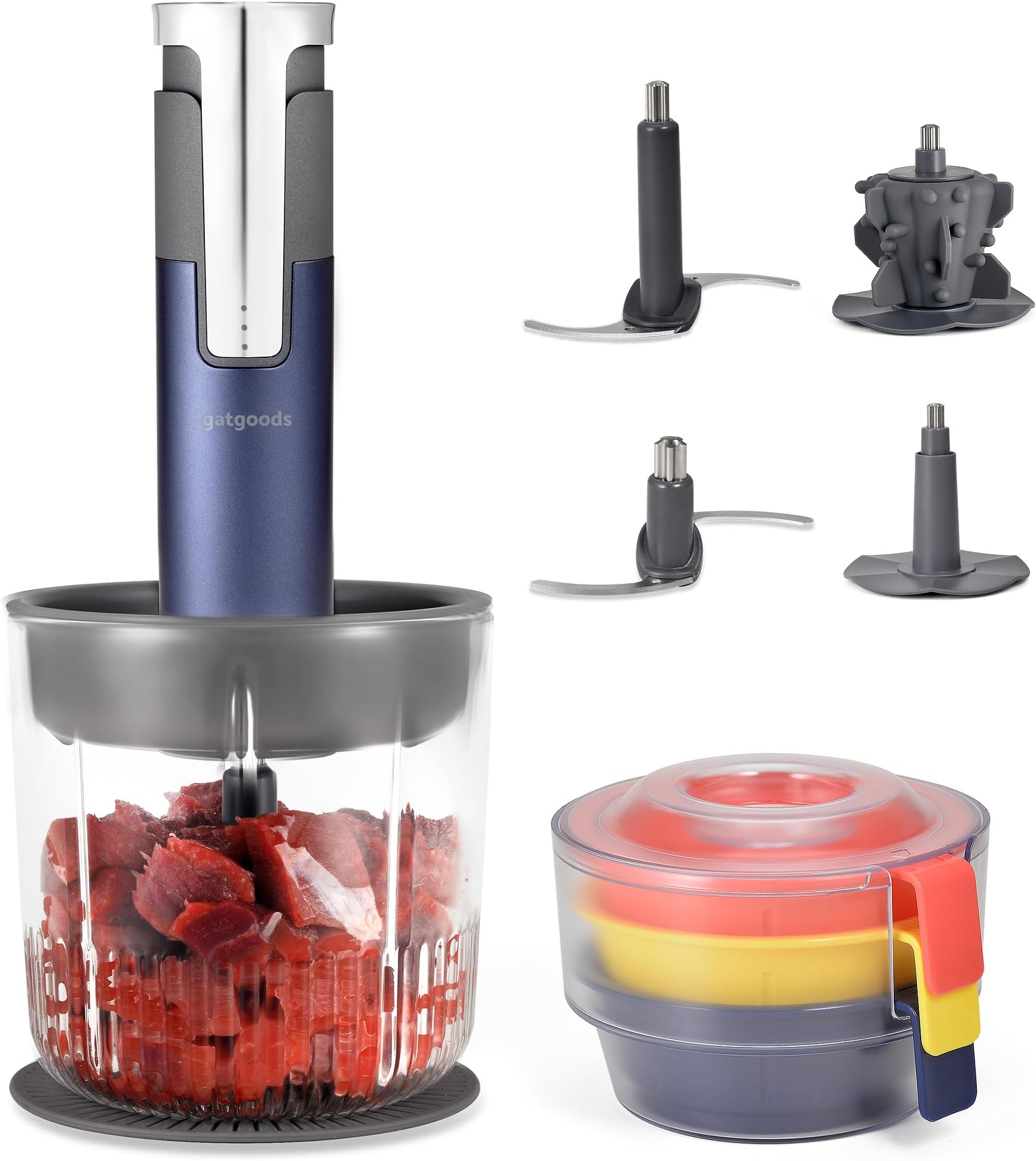 Amazon.com: CORDLESS FOOD PROCESSOR WITH GLASS JAR: Home & Kitchen