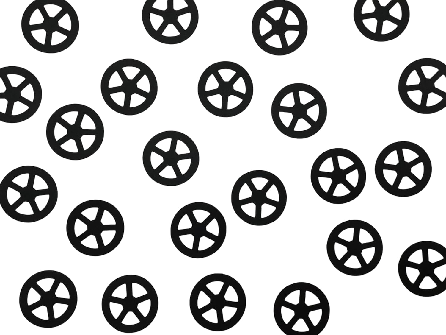Amazon.com: Car Wheel Confetti - Two Fast Confetti - Racing Birthday ...