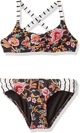 Amazon.com: Billabong Girls' Groovy Night Tali Two Piece Swim Set ...