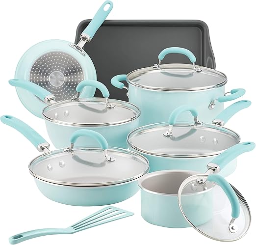 Amazon.com: Rachael Ray Create Delicious Nonstick Cookware Pots and ...