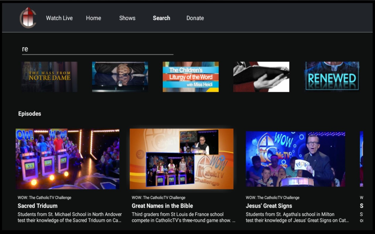 CatholicTV - App on Amazon Appstore