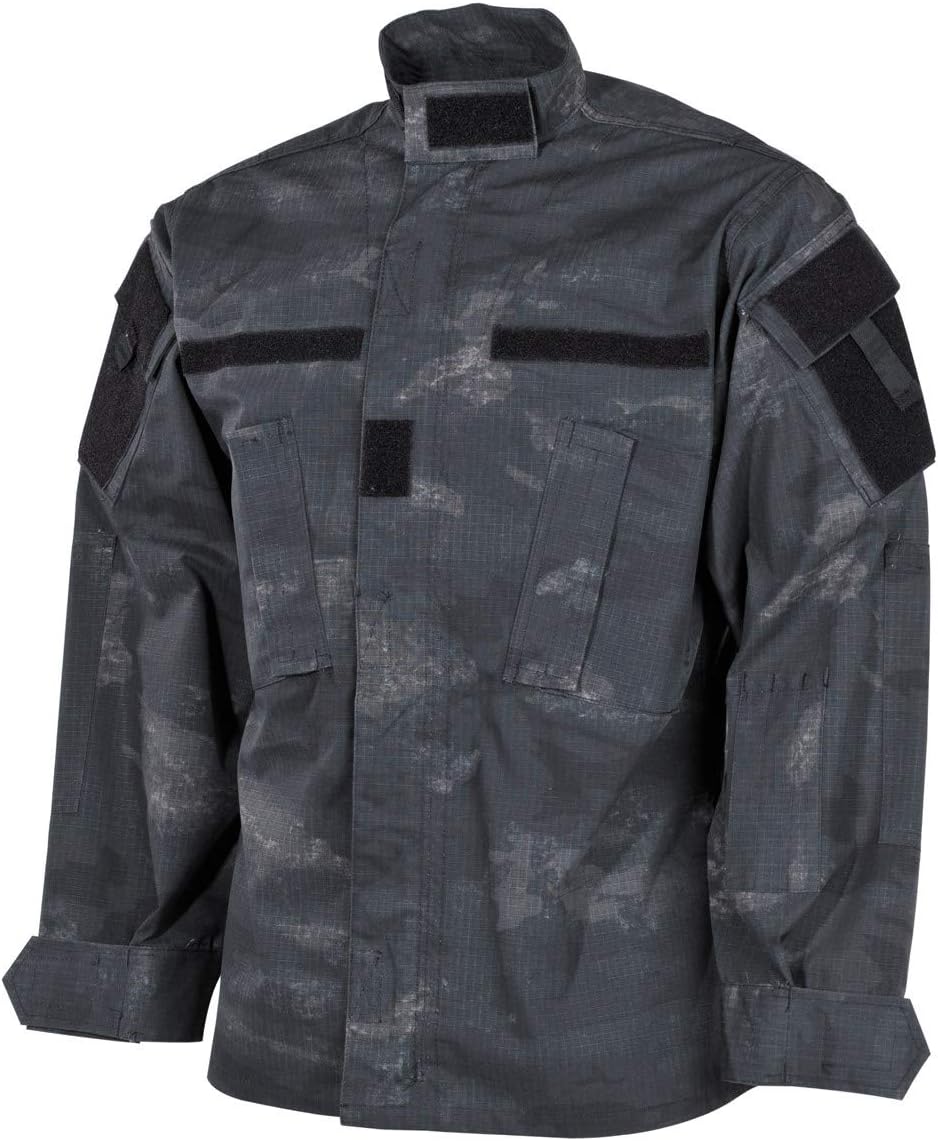 Amazon.com: MFH Mens ACU Field Jacket HDT Ripstop Camo LE Size S ...