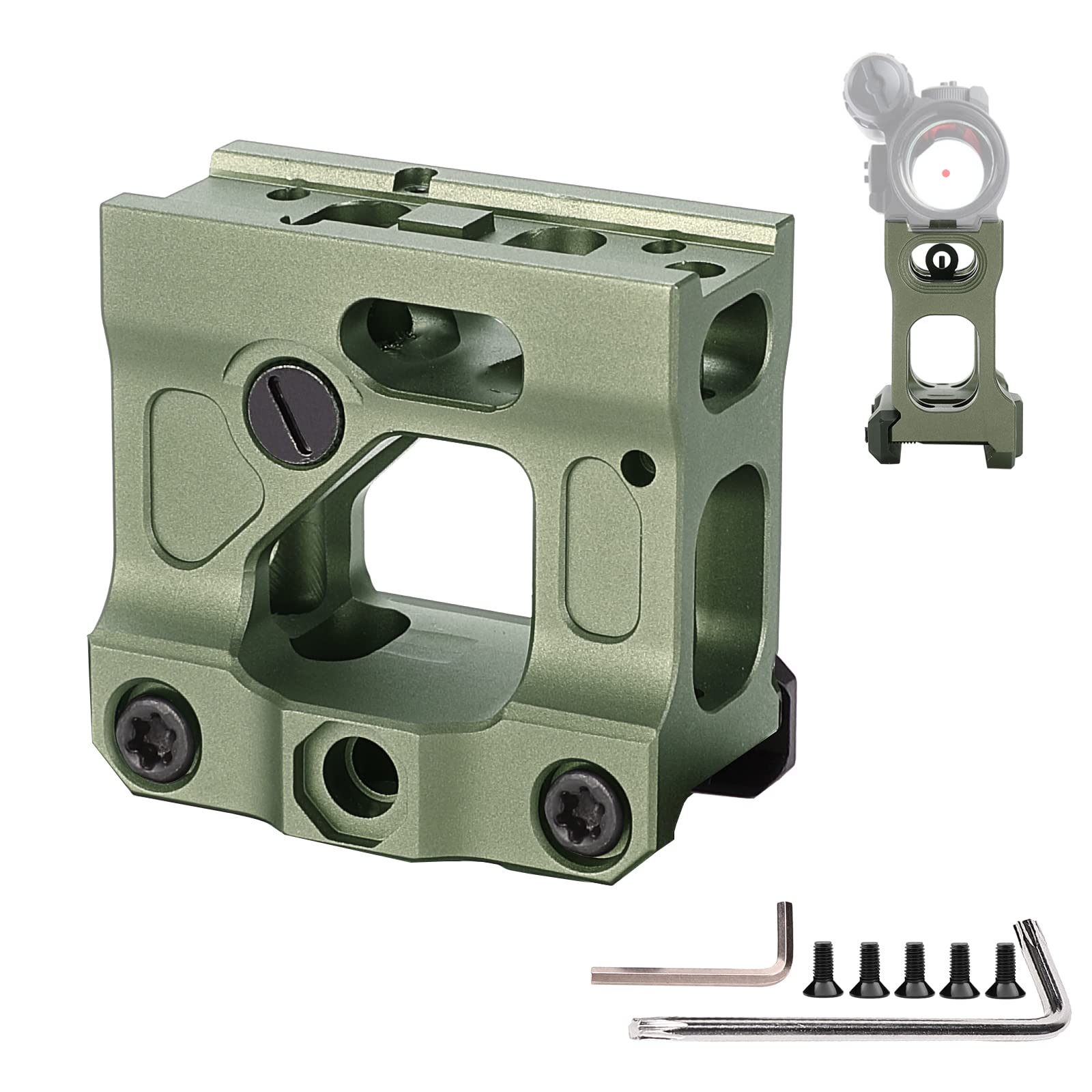 Buy Red Dot Riser Picatinny Riser s for T1 T2 H1 H2 Optic Accepts All ...