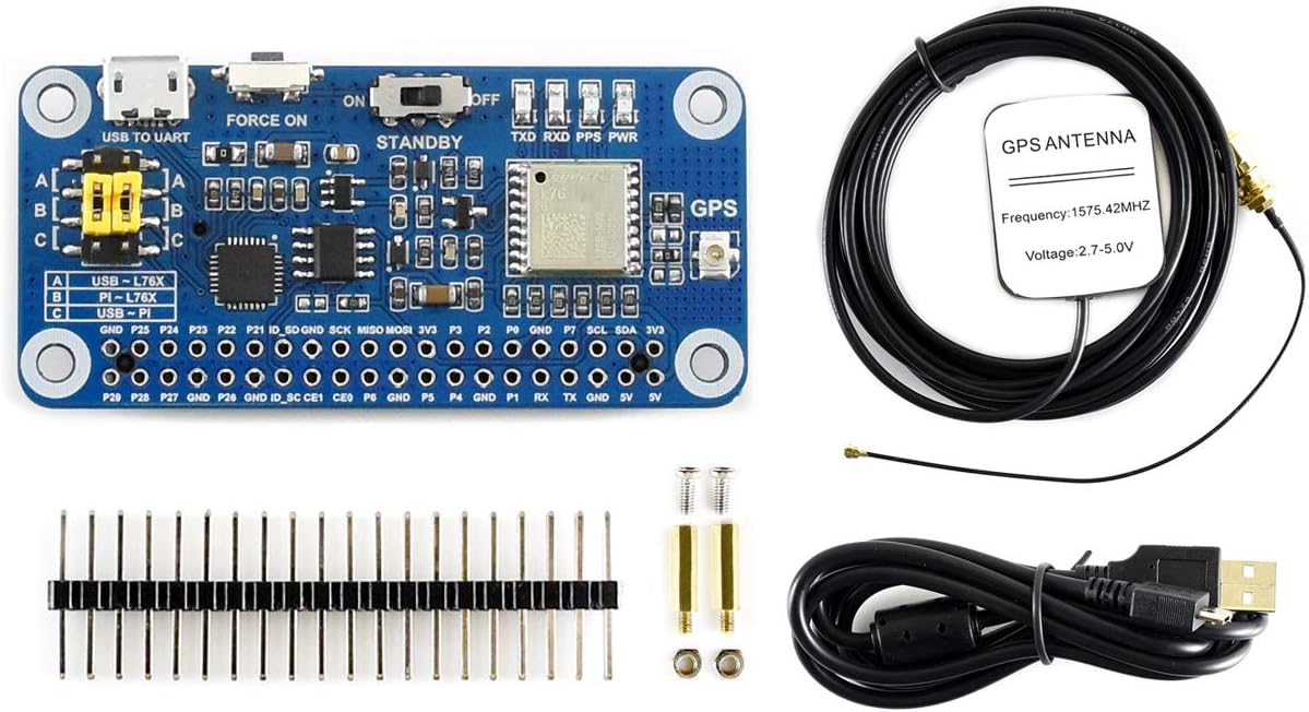 Amazon.com: sb components Raspberry Pi GPS HAT GNSS Module GPS HAT for ...