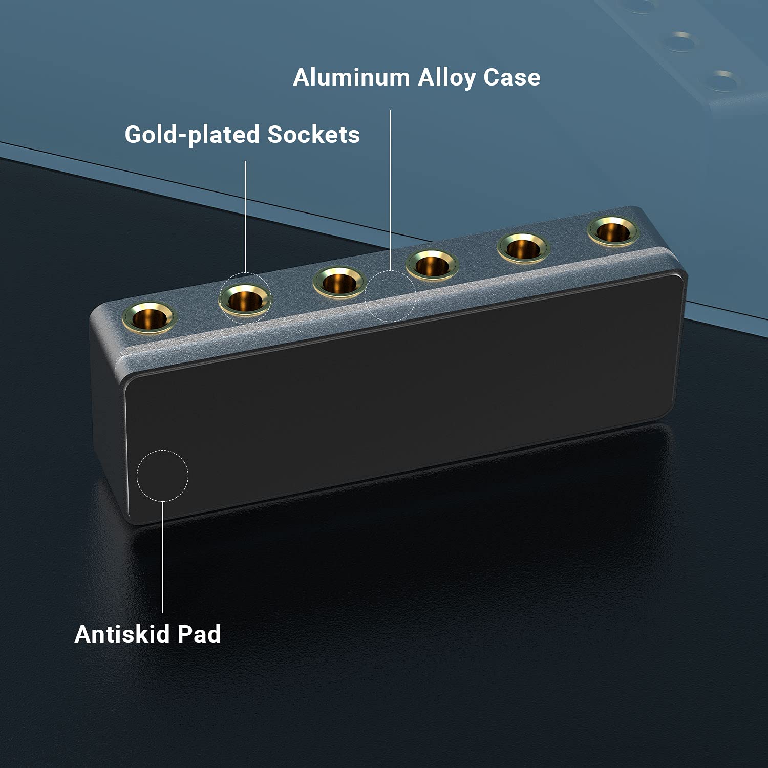 Buy Cubilux 5-Way Quarter Inch Signal Splitter, Passive 1/4” Audio ...