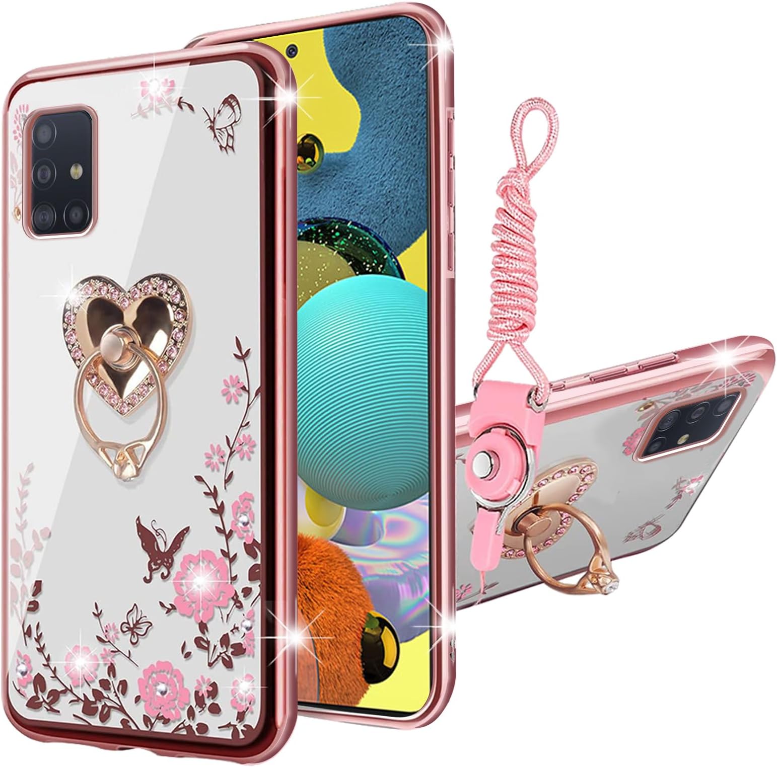 Amazon.com: KuDiNi for Galaxy a51 Phone Case (Not for 4g) for Women ...