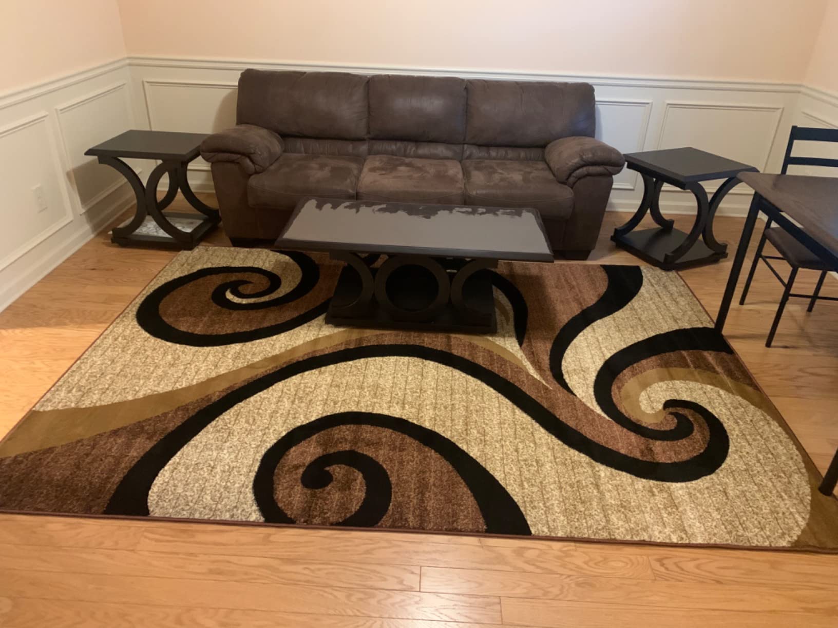 $17/mo - Finance Persian-Rugs – 0327 Contemporary Swirl Design ...