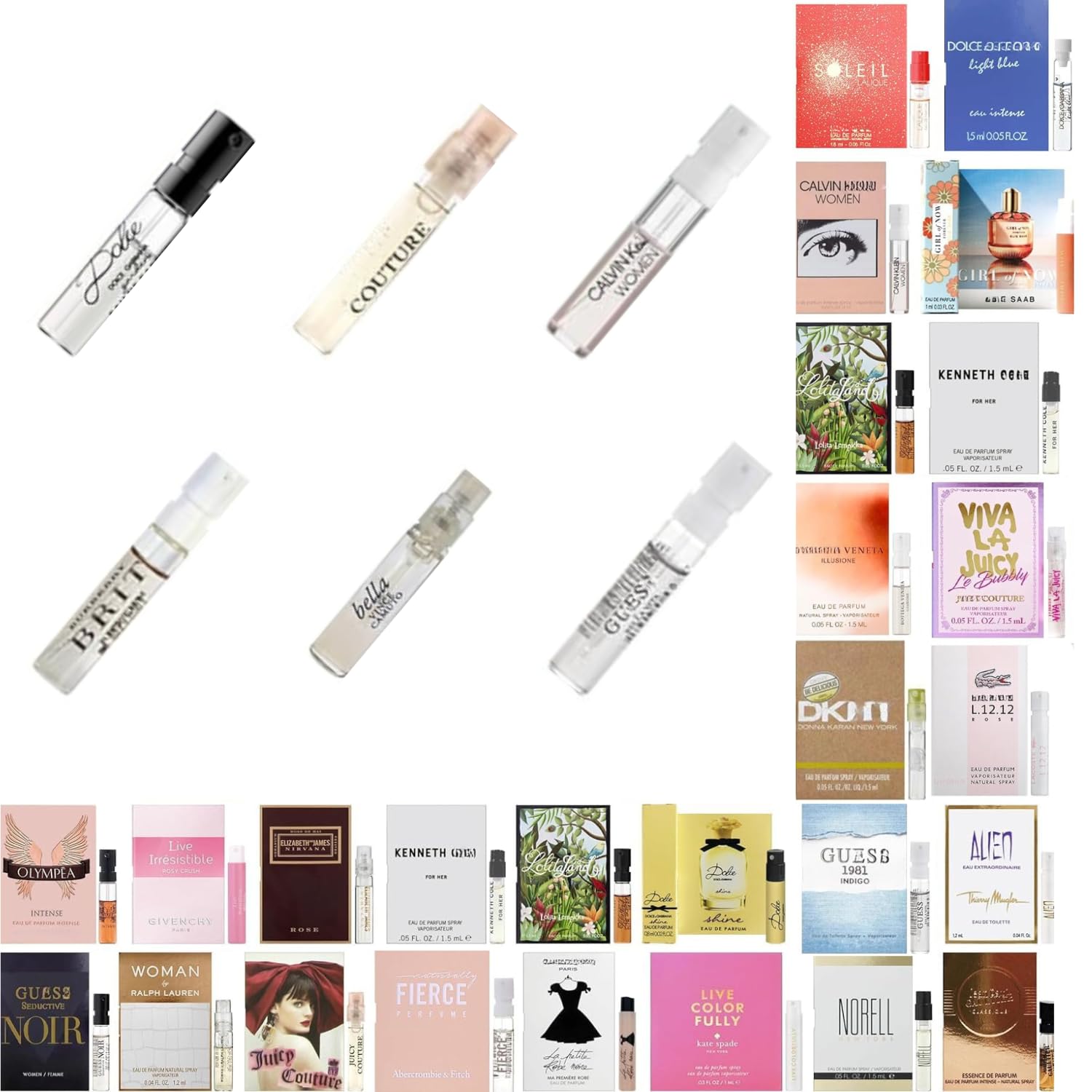 Amazon.com : Tradeberry High End Designer Perfume Sample Set for Women ...