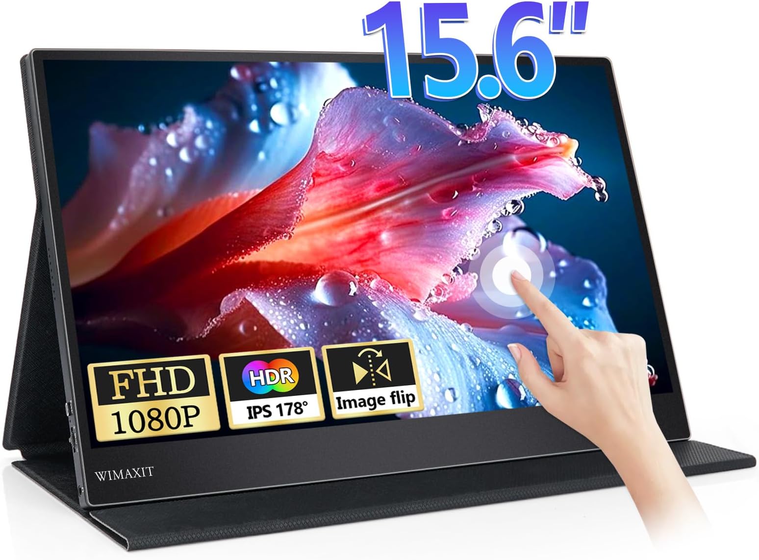 Amazon.com: WIMAXIT Portable Monitor 15.6inch Compatible for MacBook ...