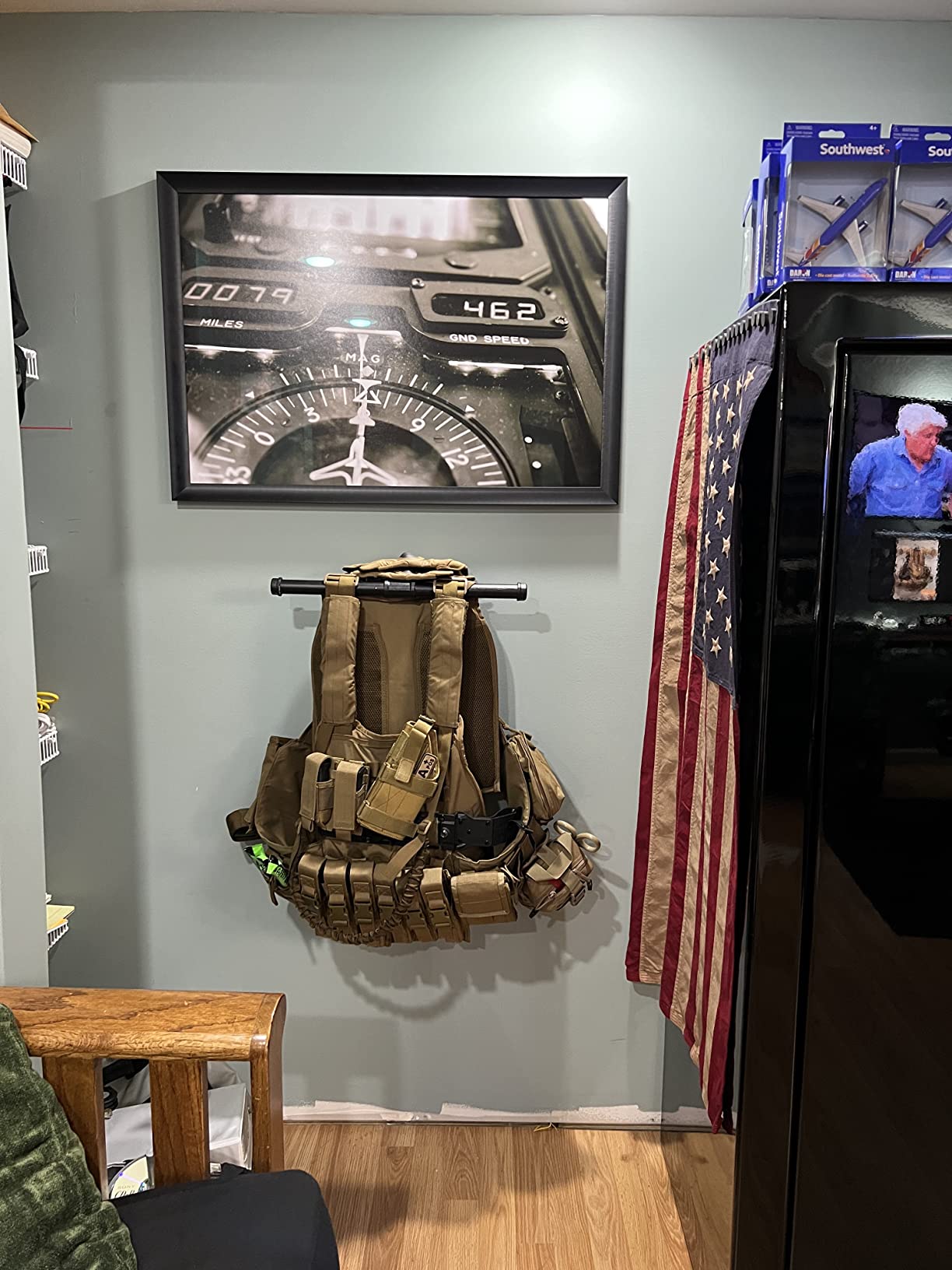 $7/mo - Finance Wall Mount Hanger Holder Iron Tactical Gear For ...