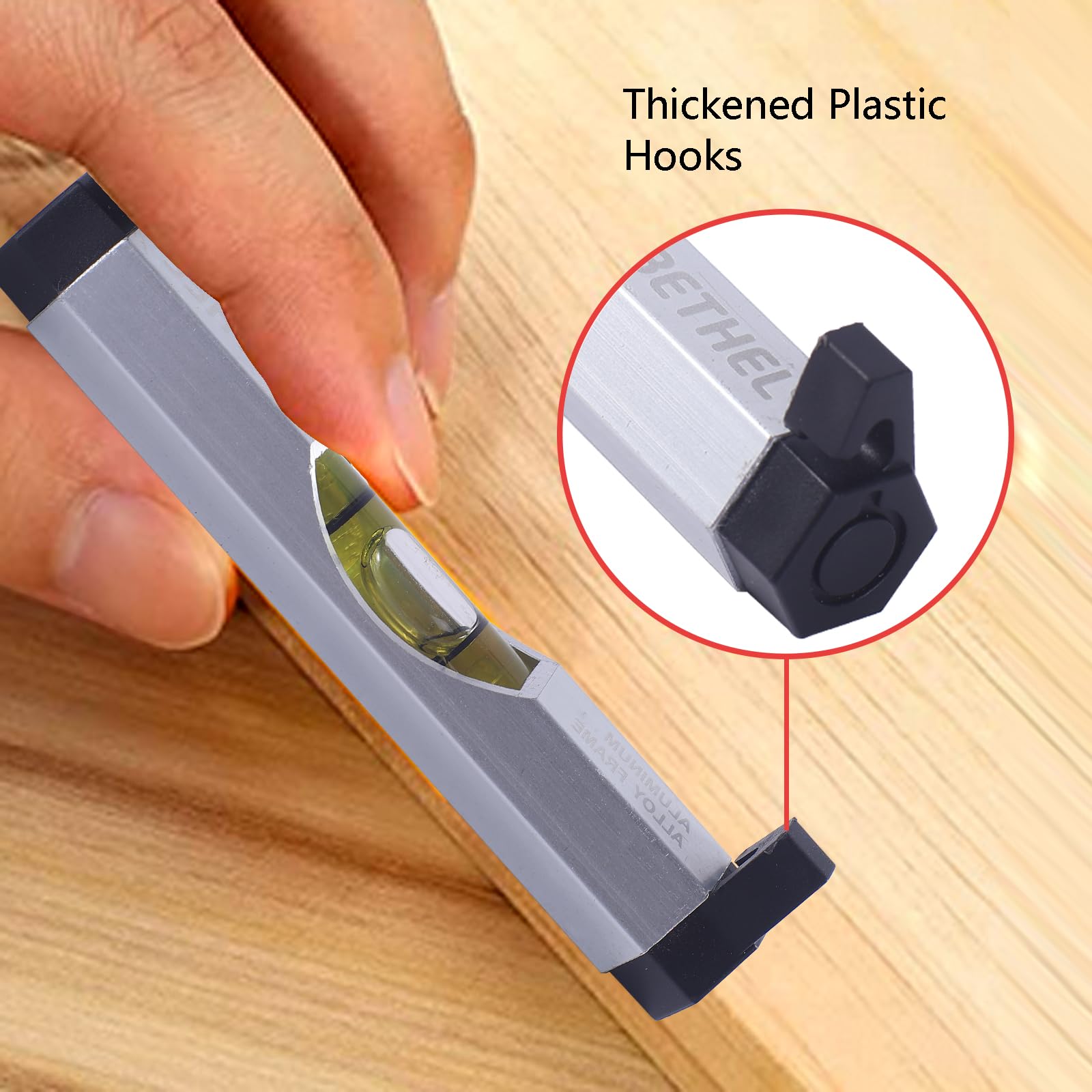 Snapklik.com : BETHEL 3Pcs Hanging Bubble Line Level String Aluminum ...