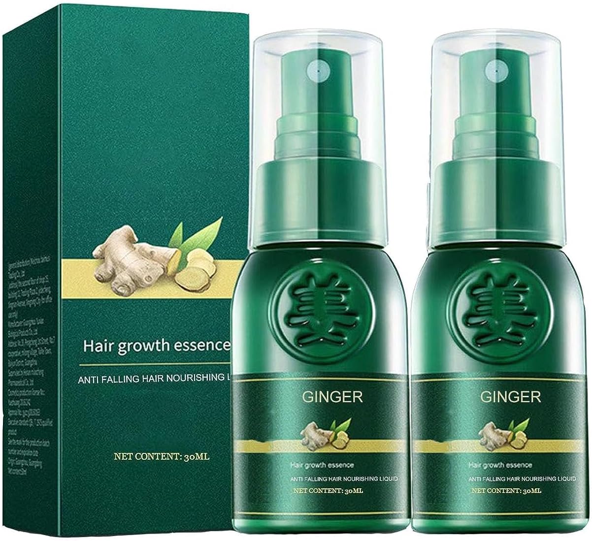 Amazon.com : EELHOE Ginger Hair Growth Spray - Promotes Thicker ...