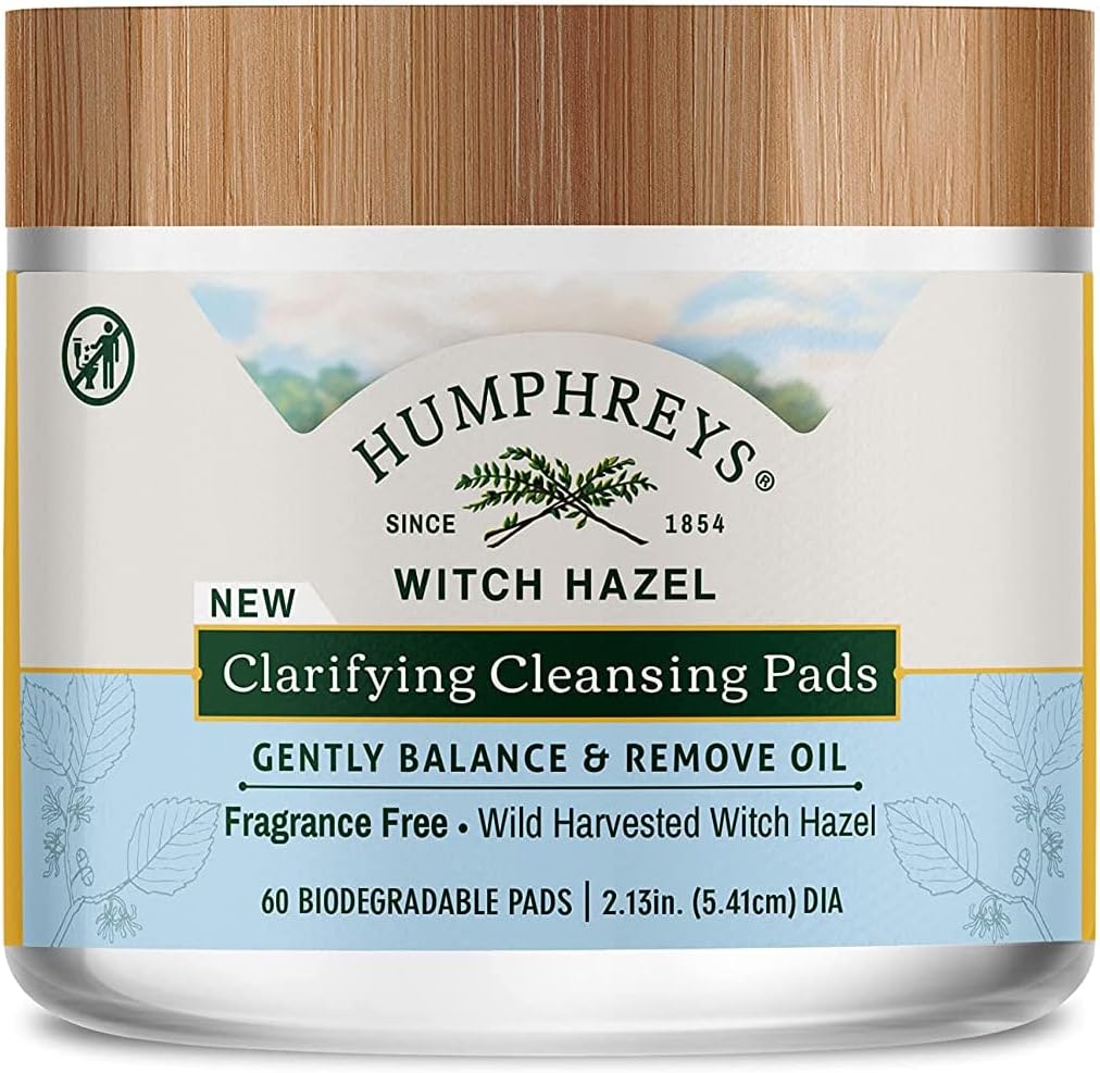 Amazon.com: Humphreys Witch Hazel Clarifying Cleansing Pads | Wild ...