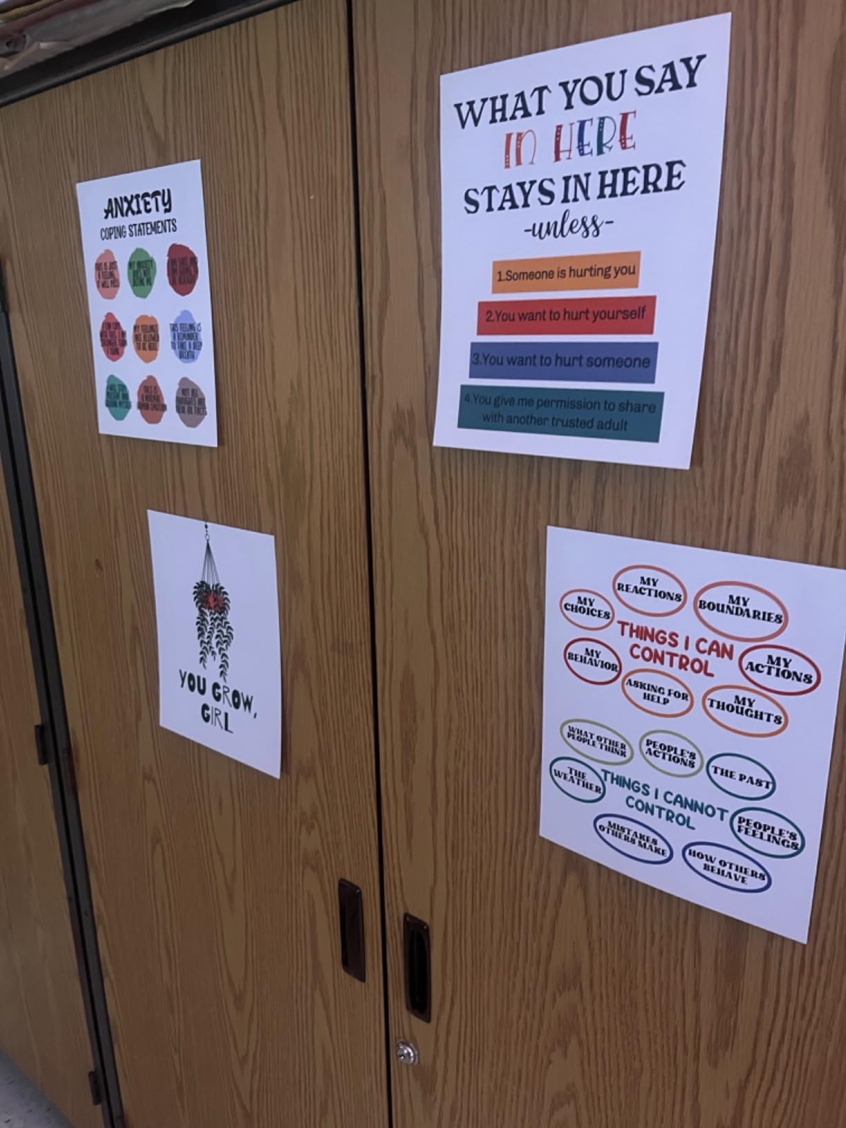 Amazon.com: Mental Health Posters Anxiety Therapy Motivational Poster ...