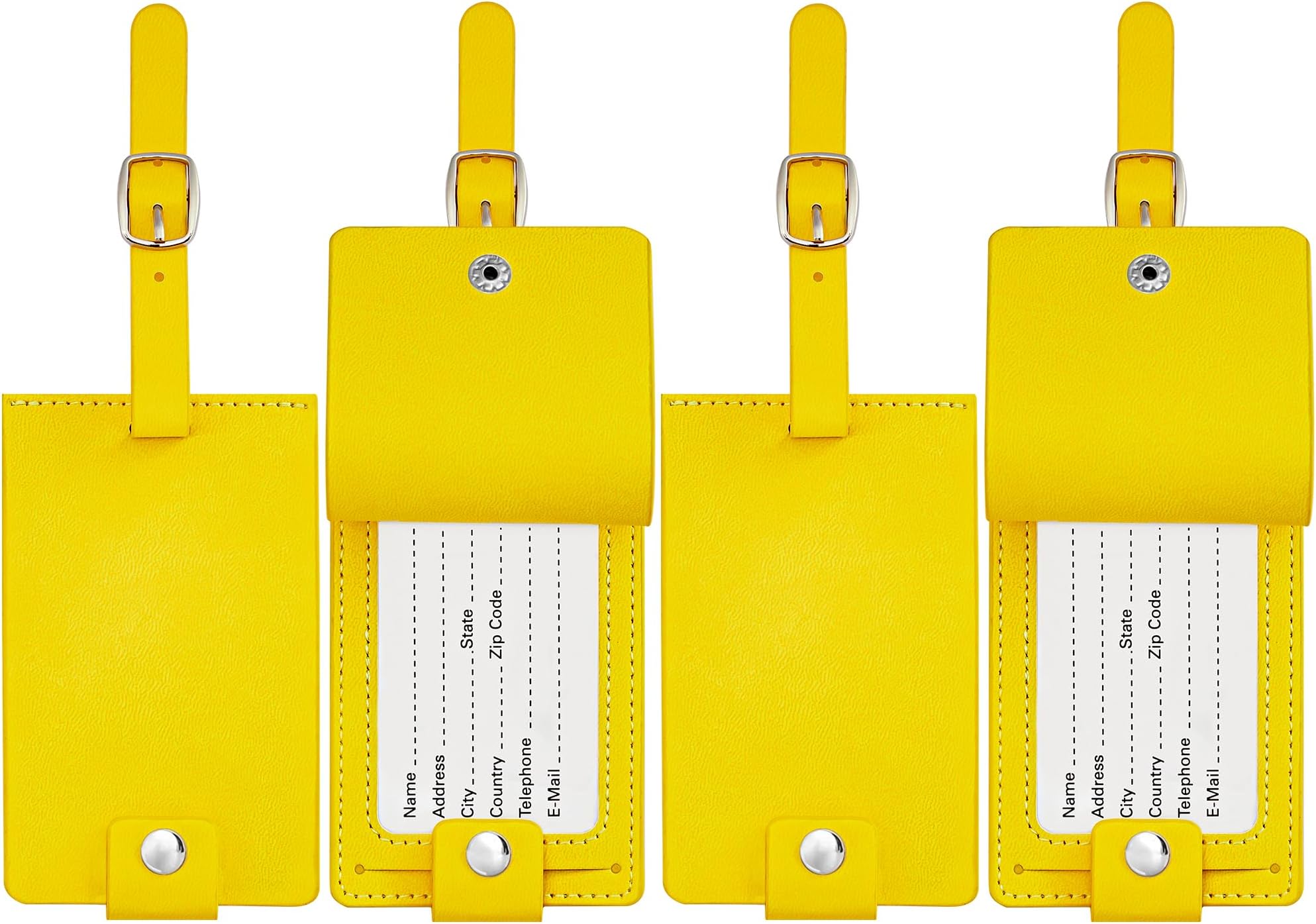 Amazon.com: Mr. Pen- Luggage Tags, 4 Pack, Colorful, Luggage Tags for Suitcases, Luggage Tag ...