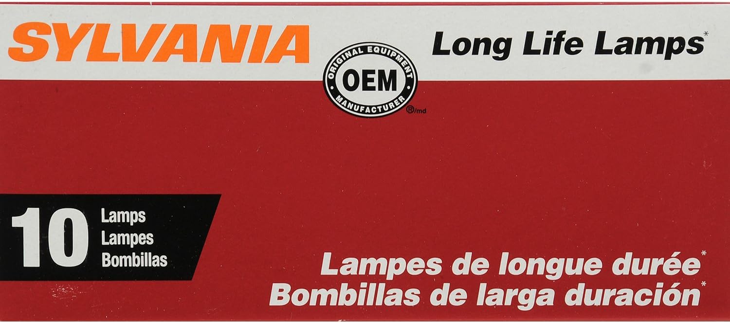 Amazon.com: SYLVANIA 3757A Long Life Miniature Bulb, (Contains 10 Bulbs ...