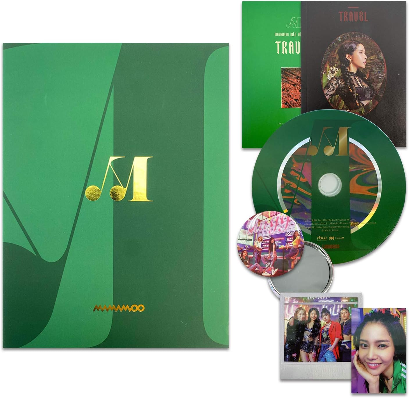MAMAMOO 10th Mini Album - TRAVEL [ LIGHT GREEN ver. ] CD + Booklet ...