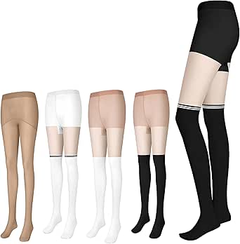 Amazon | [GOKEI] ゴルフ ストッキング レギンス ニーハイソックス ゴルフウェア UVカット 薄手 夏 韓国 接触冷感 レディース 日焼け止め スポーツ 靴下 着圧 痩せ ...