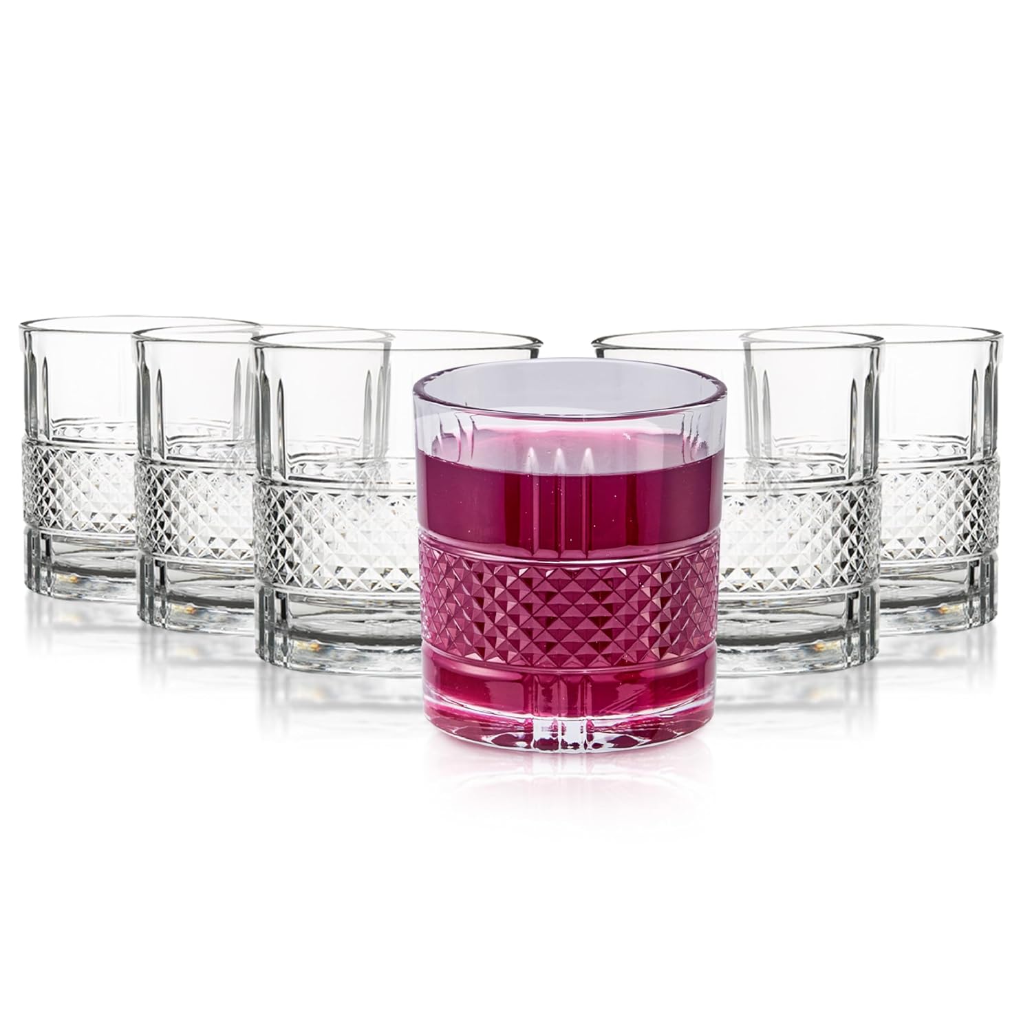 Buy Cello Brilliant Glass Tumbler Set of 6, 215ml Each | Dishwasher ...