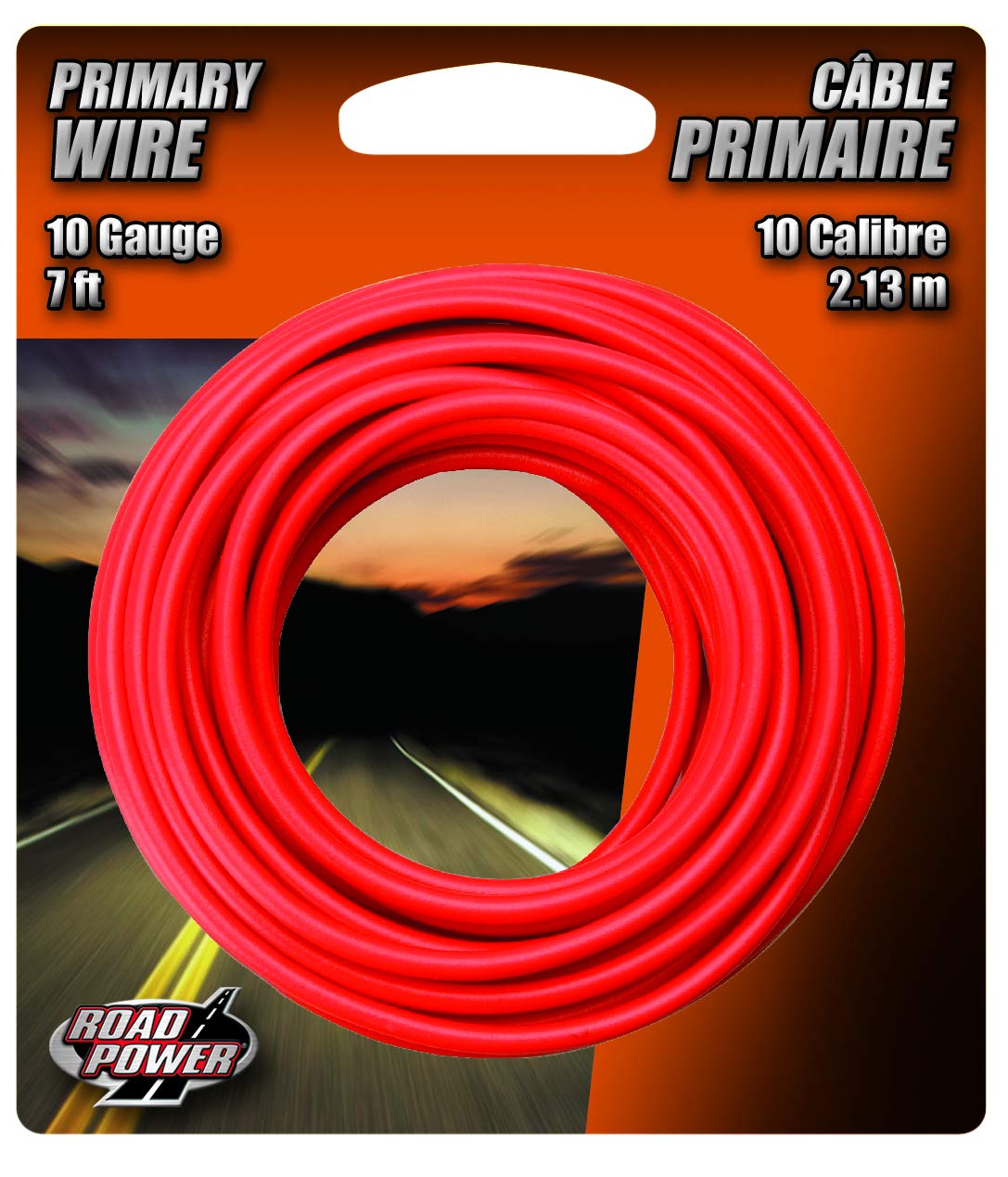 Road Power 55672133 10-Gauge 7-Foot Automotive Copper Wire; Red ...