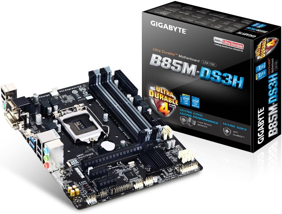 Amazon.com: GIGABYTE GA-B85M-DS3H-A (rev. 1.0) mATX Motherboard ...