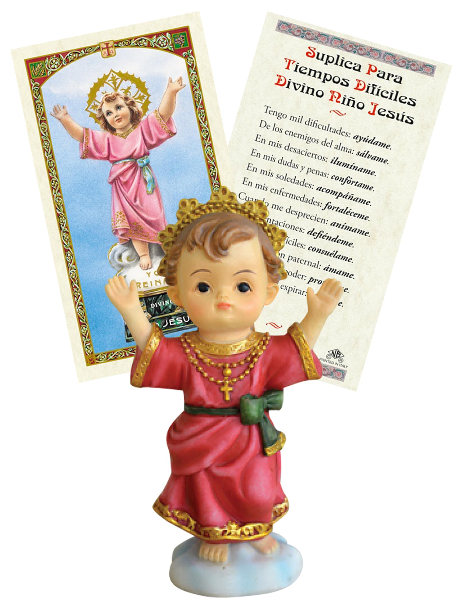 El Ninito Jesus Memorial Card Child Jesus On The Cradle Photo