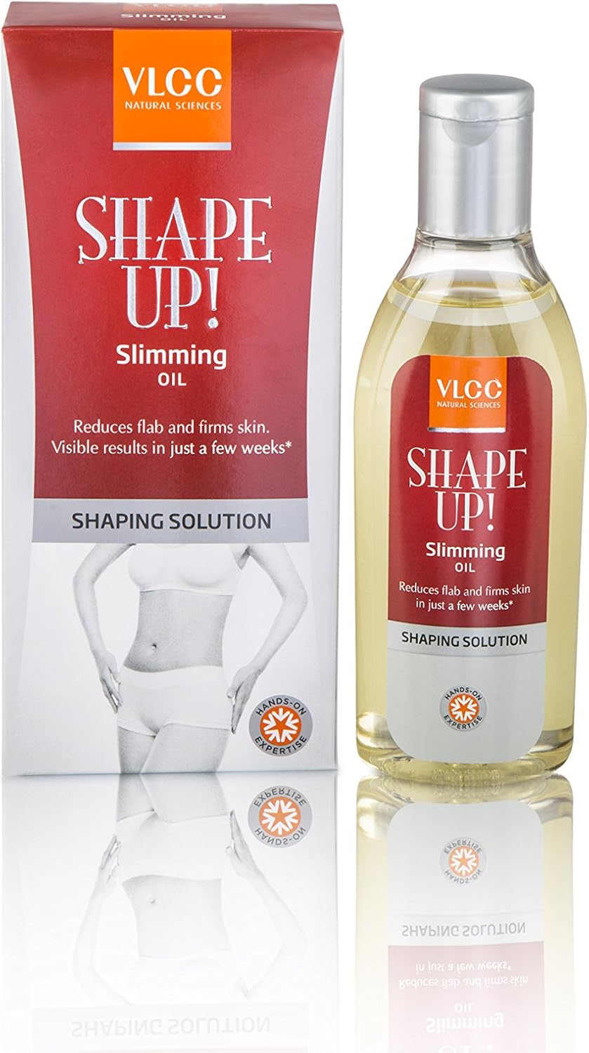 Vlcc Natural Sciences Shape Up Slimming Oil Shaping Solution Unique Oil ...