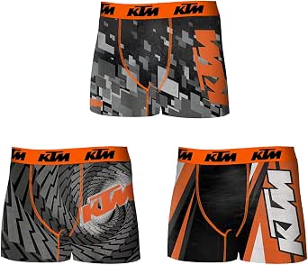 KTM Men's Boxers (S, Pack of 3 asst2) at Amazon Men’s Clothing store