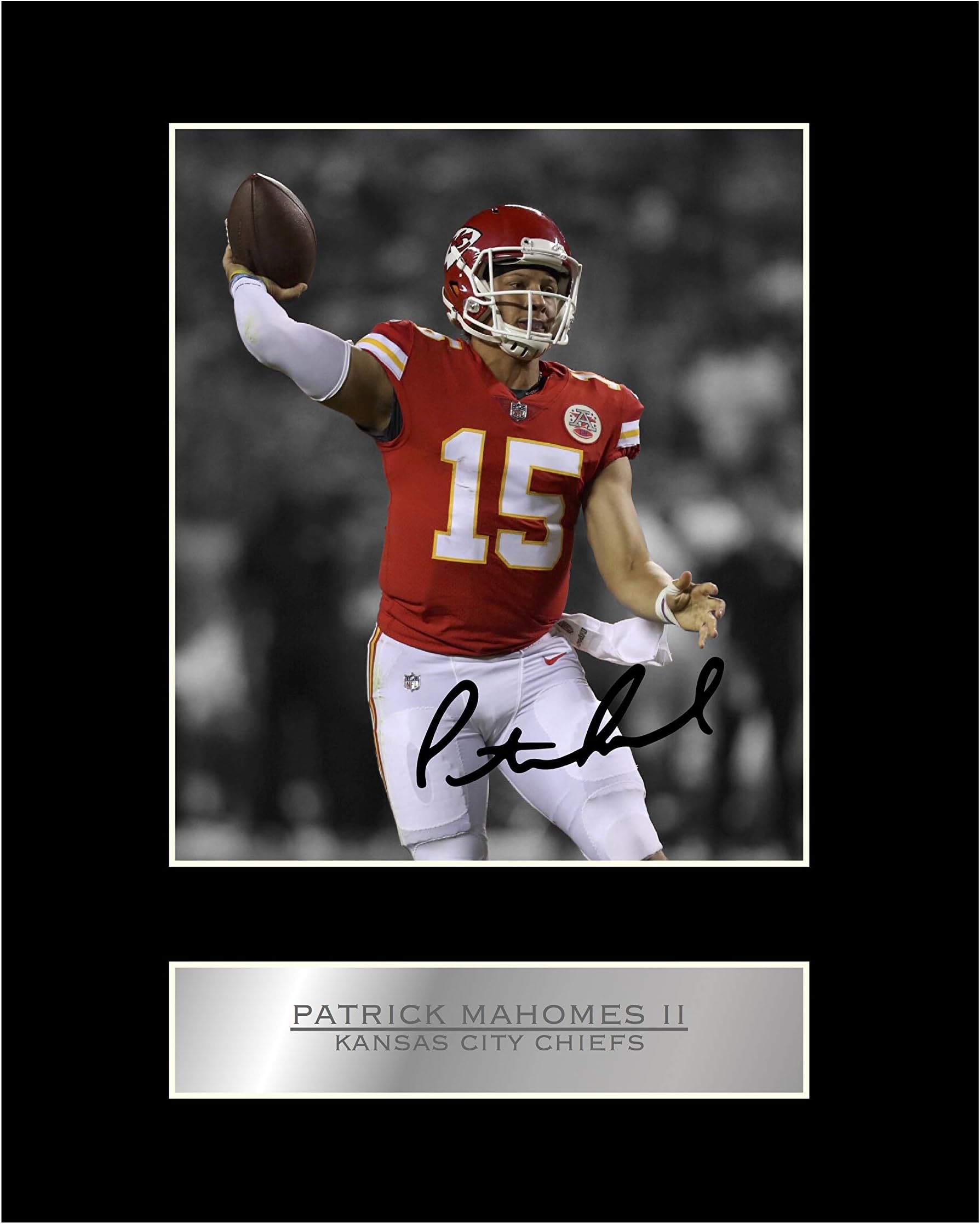 Patrick Mahomes II Signed Mounted Photo Display Kansas City Chiefs #01 ...