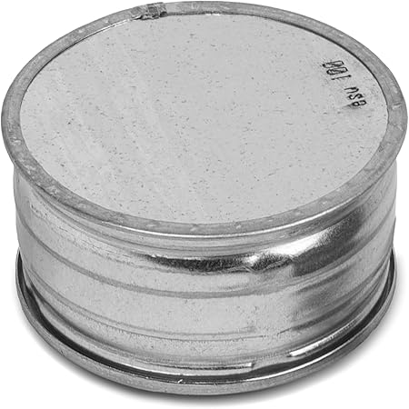 Amazon.com: 4" Inch Galvanized Steel Tee Cap - Round Vent Cover - Dryer ...