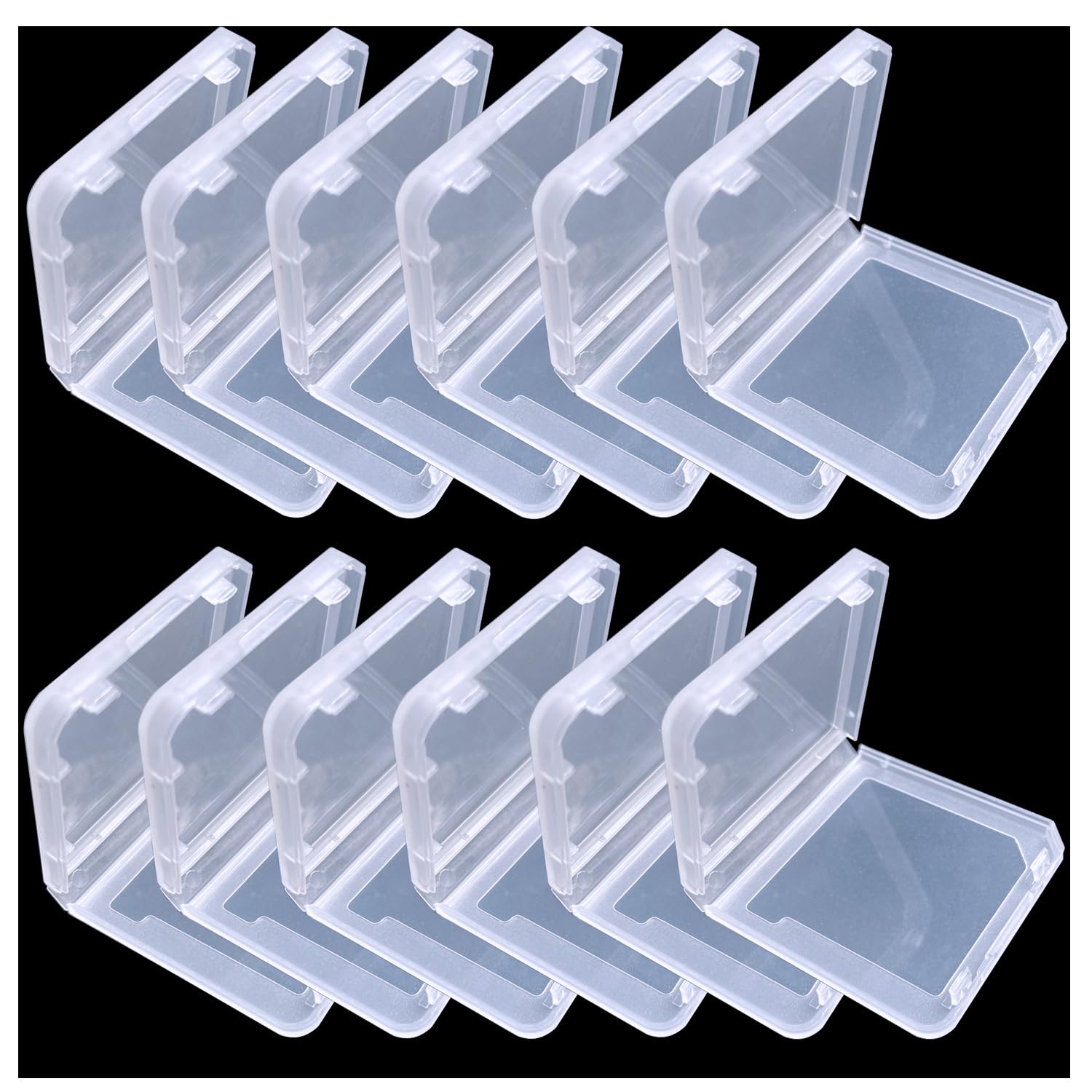 Amazon.com: Sanviatime 12Pcs Game Cartridge Case Clear Game Card ...