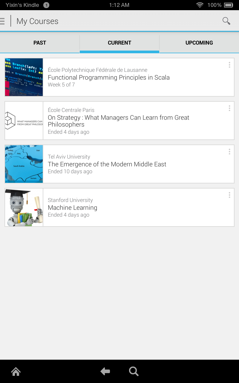 Coursera - App on Amazon Appstore