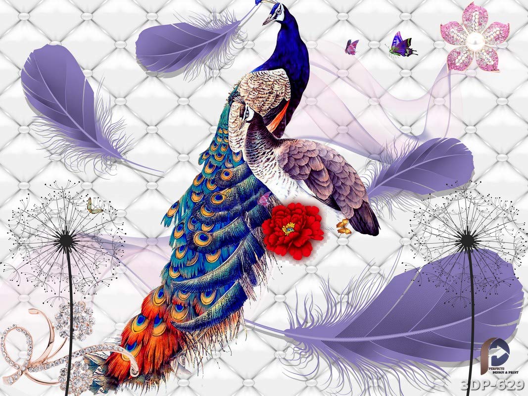 VM Nature 3D Wall Poster Stickers for Living Hall, Kids/Play Room Wall ...