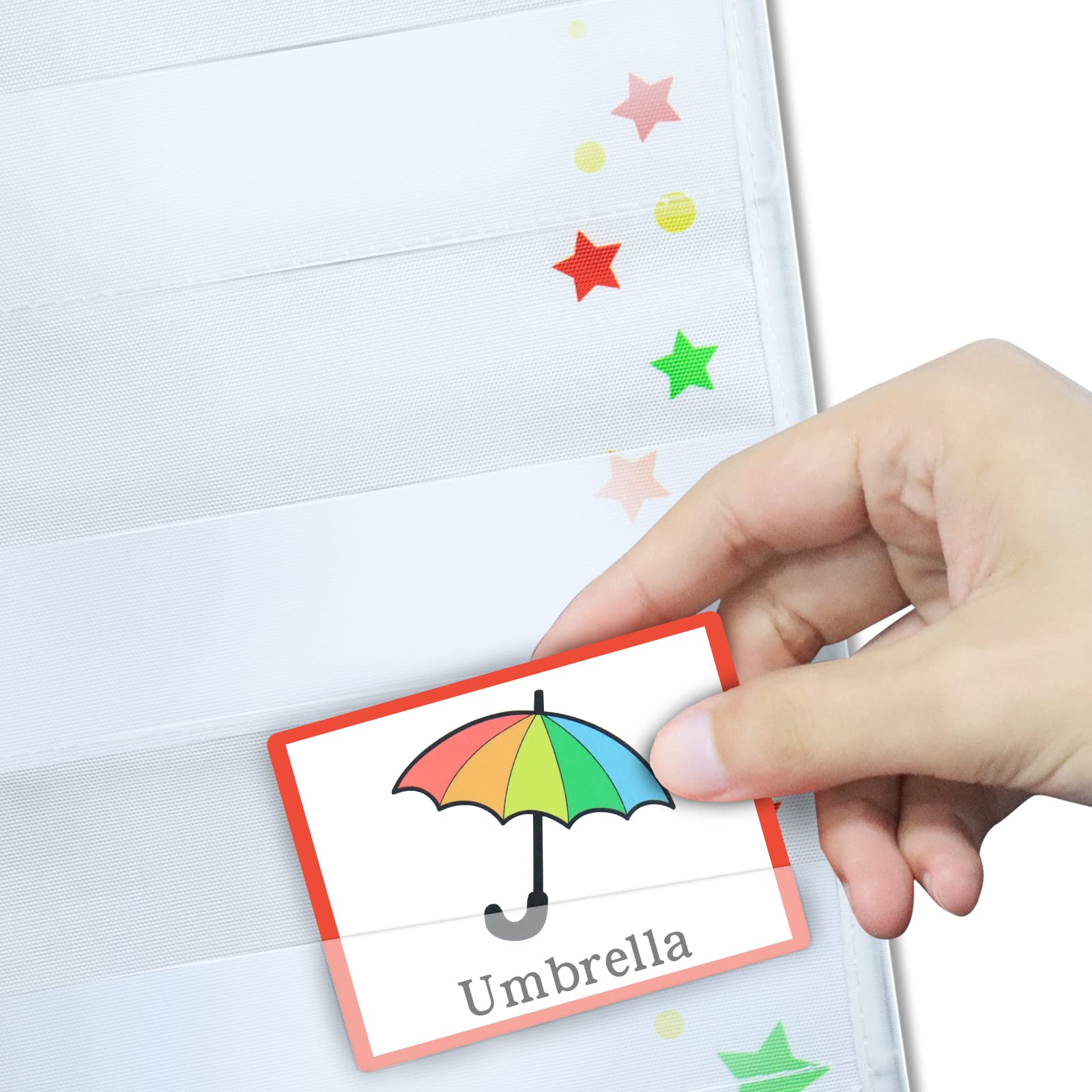 Snapklik.com : Godery Boho Rainbow Pocket Chart For Classroom,Sight ...