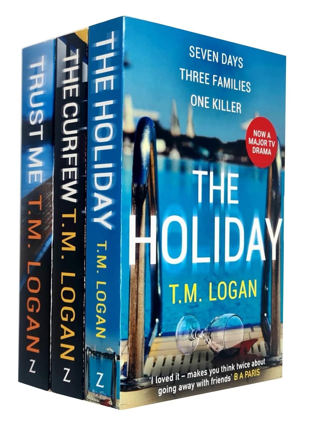 T M Logan Collection 3 Books Set (The Holiday, The Curfew, Trust Me): T.M. Logan: 9789123557127 ...