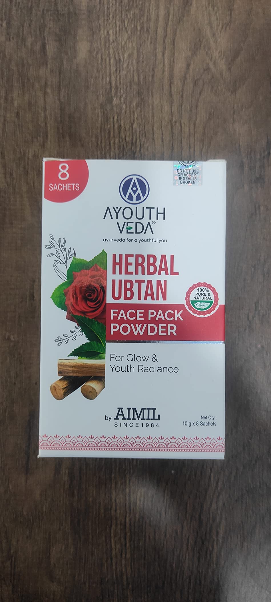 Ayouthveda Herbal Ubtan Face Pack Powder for Glowing & Rejuvenating ...