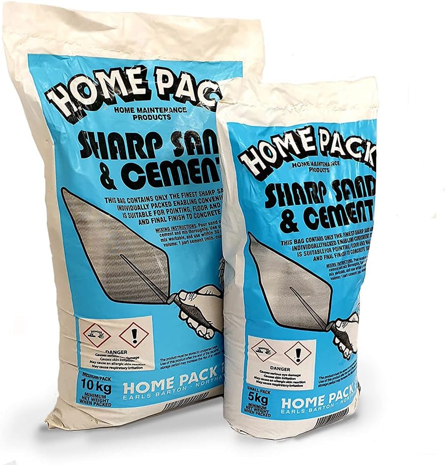 Homepack Ready to Use Sharp Sand & Cement Mix in Easy to Manage Home ...