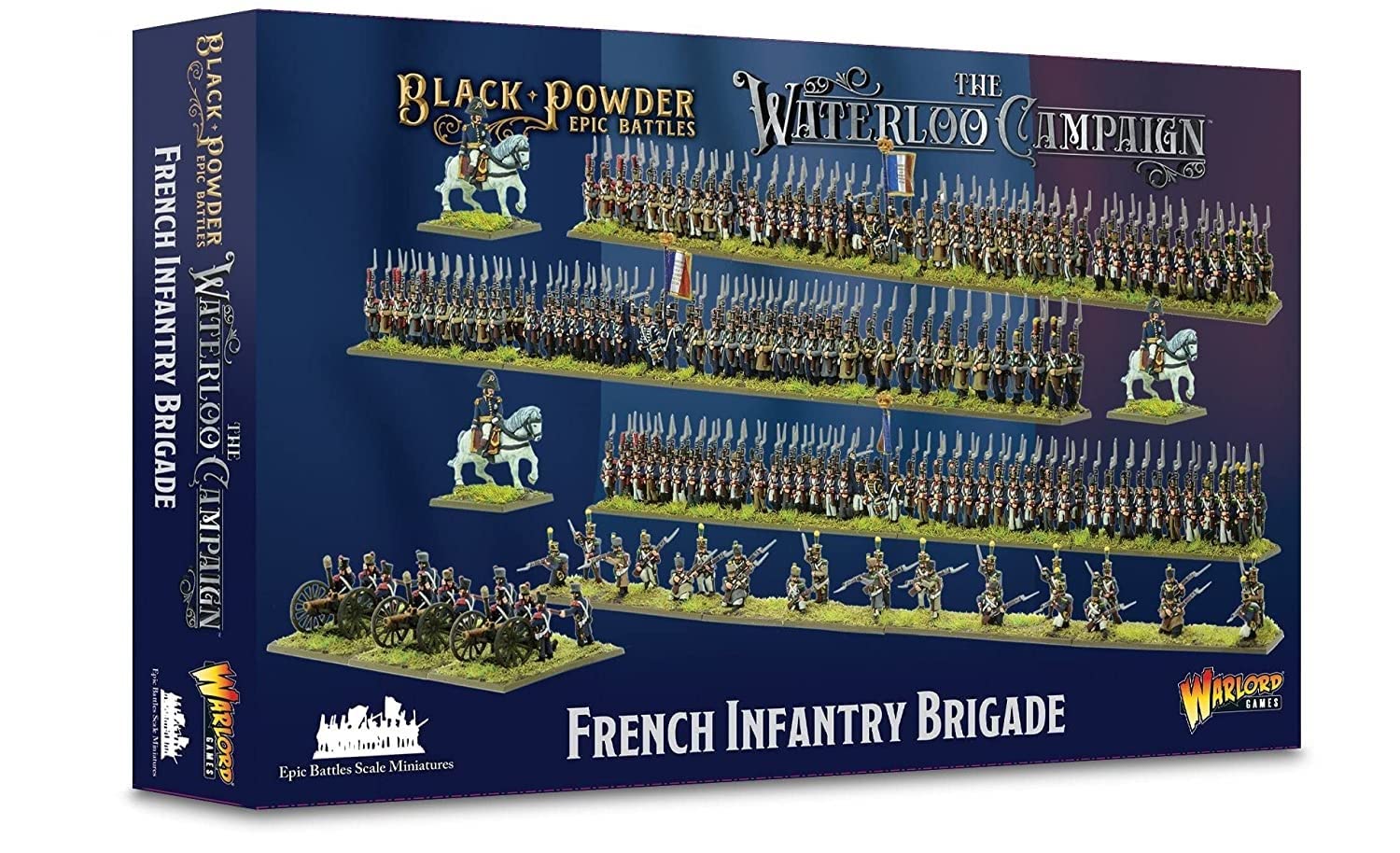 Buy Black Powder Epic Battles Waterloo: French Infantry Brigade Table ...