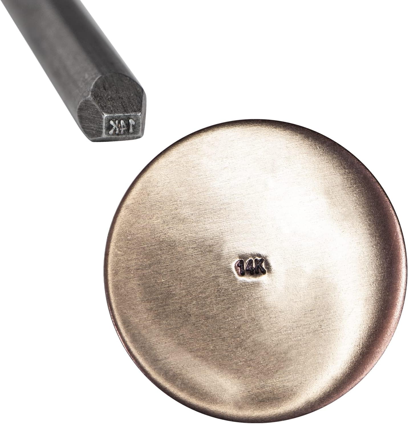 Amazon.com: 14K 3/4 MM Bent Stamp Jewelry Making Metal Karat Purity ...