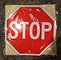 Faittoo Large Stop Sign Street Road Sign 30 x 30 cm. Engineer Grade ...