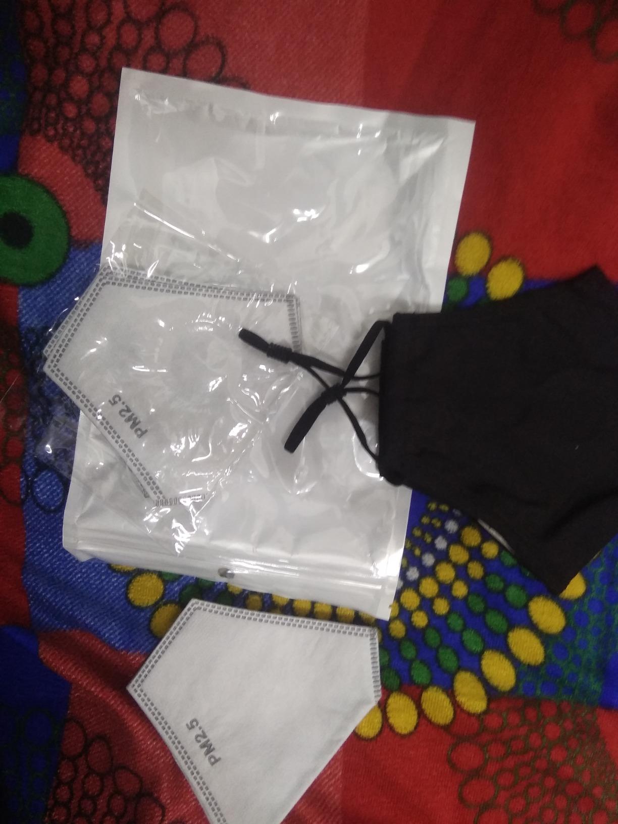 Eranqo Anti Pollution Mesh Nylon Mask with Adjustable Ear Loops and 2 ...